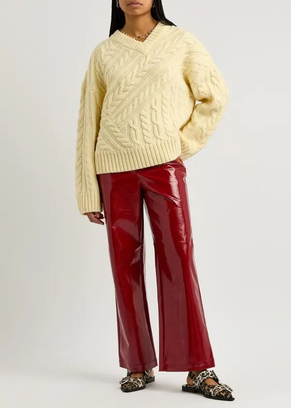 KITRI Everly Cable-knit Jumper