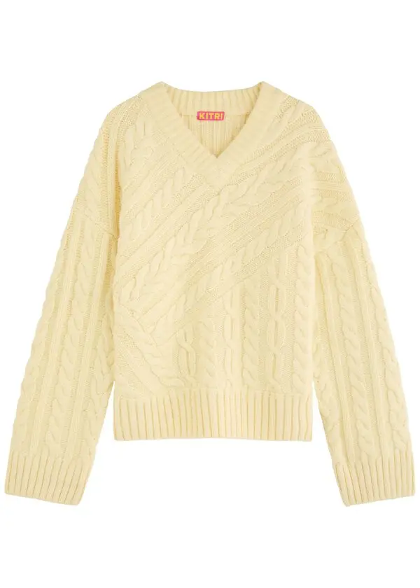 KITRI Everly Cable-knit Jumper