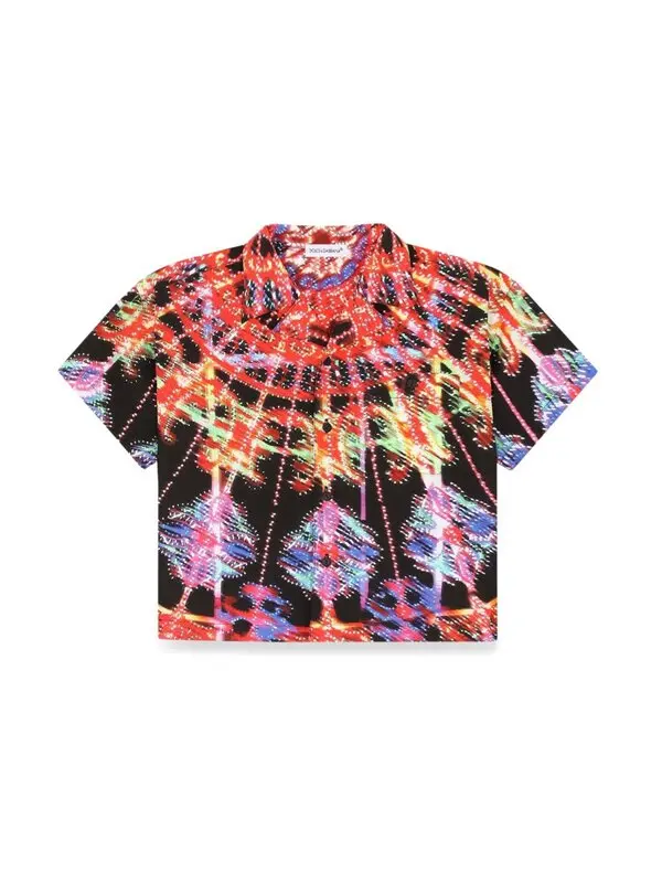 Dolce & Gabbana Short Sleeve Shirt - Multicolour