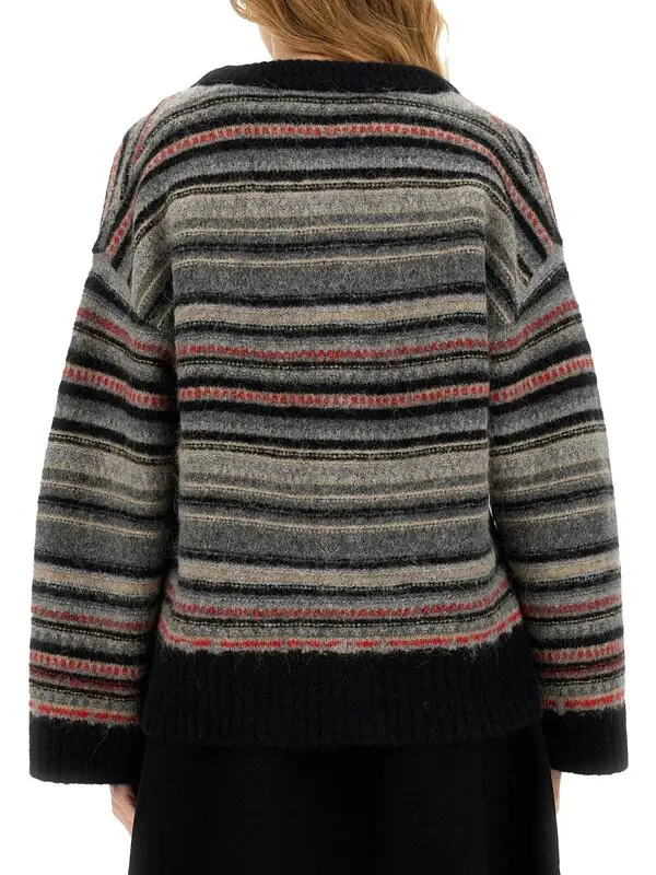 GANNI Boxy Fit Cardigan - Multicolour