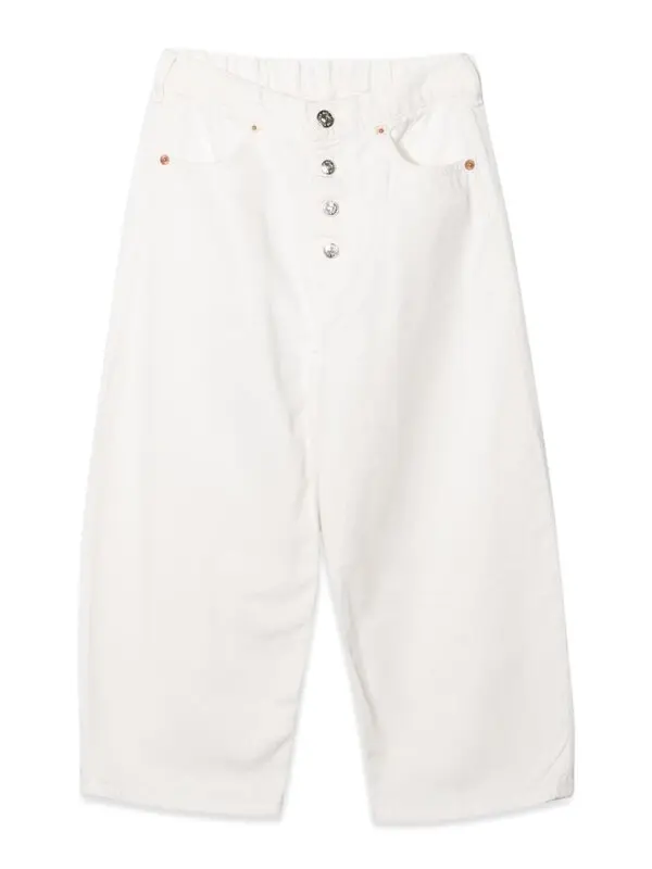 MAISON MARGIELA Wide Leg Cotton Trousers