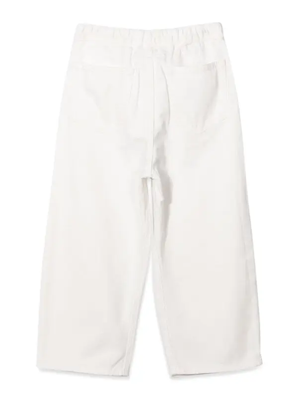 MAISON MARGIELA Wide Leg Cotton Trousers