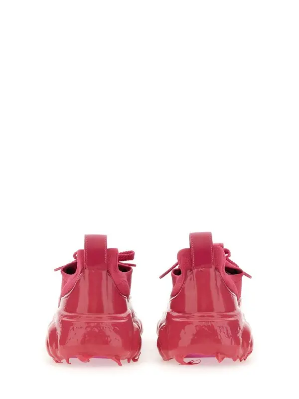 Moschino Logo Sneakers - Fuchsia