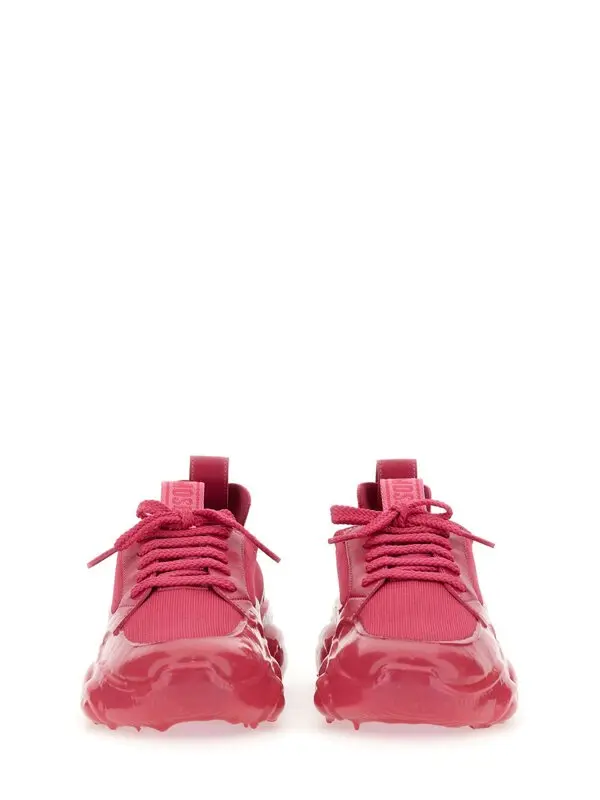 Moschino Logo Sneakers - Fuchsia