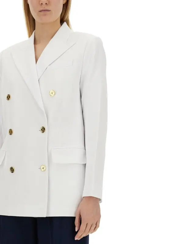 Michael Kors Double Breasted Jacket - White