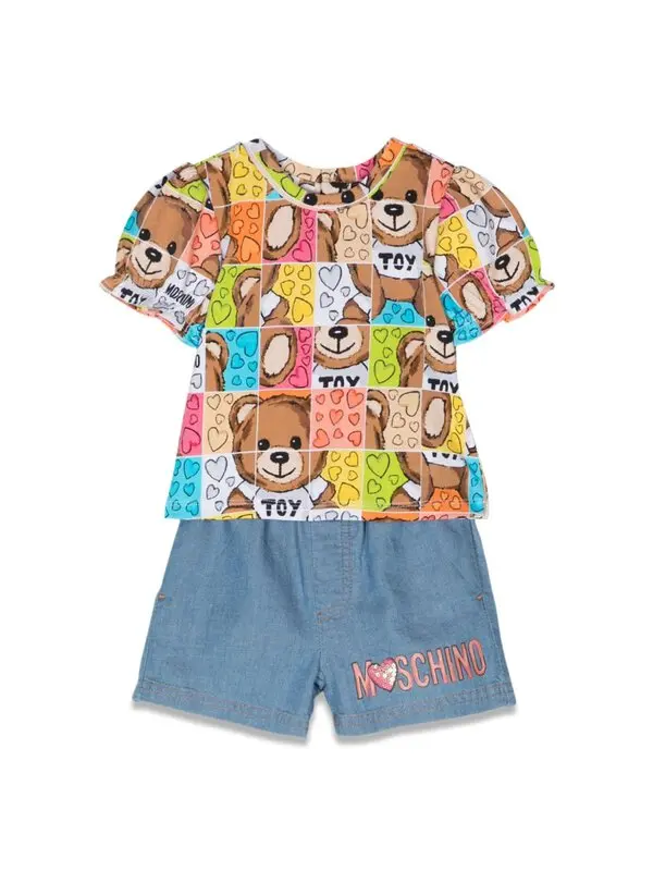 Moschino T-shirt And Shorts Set