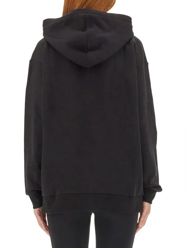Michael Kors Flocked Logo Oversized Sweatshirt