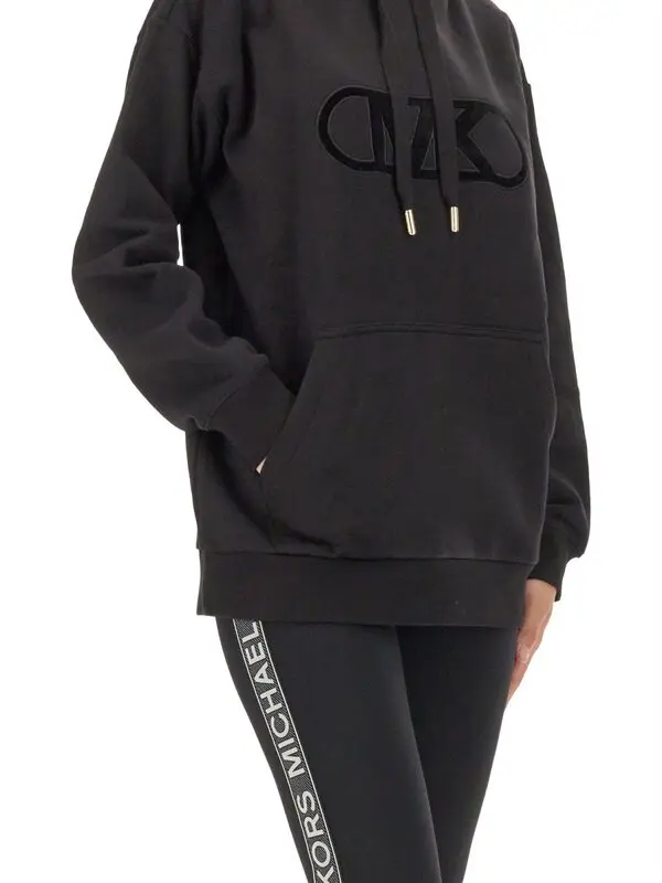 Michael Kors Flocked Logo Oversized Sweatshirt