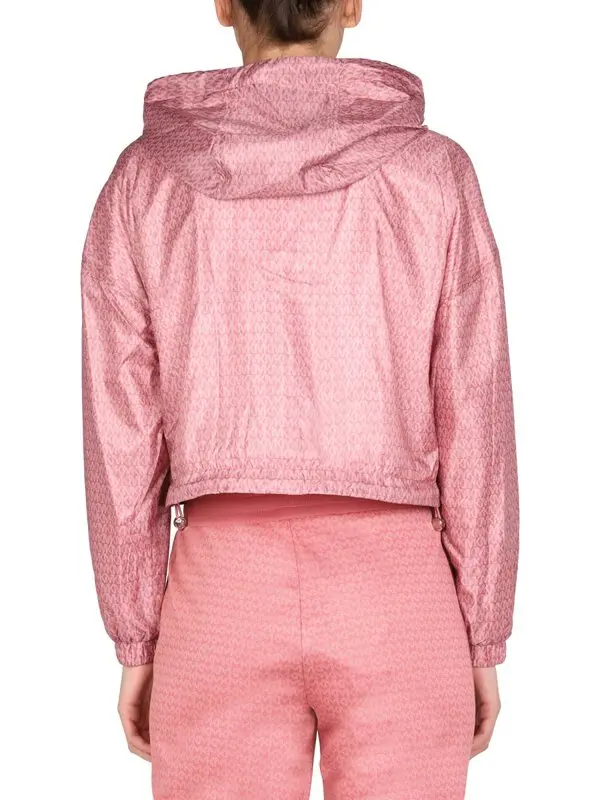 Michael Kors Logo Print Jacket