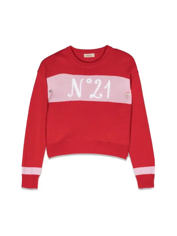 N°21 Logo Crew Neck Pullover