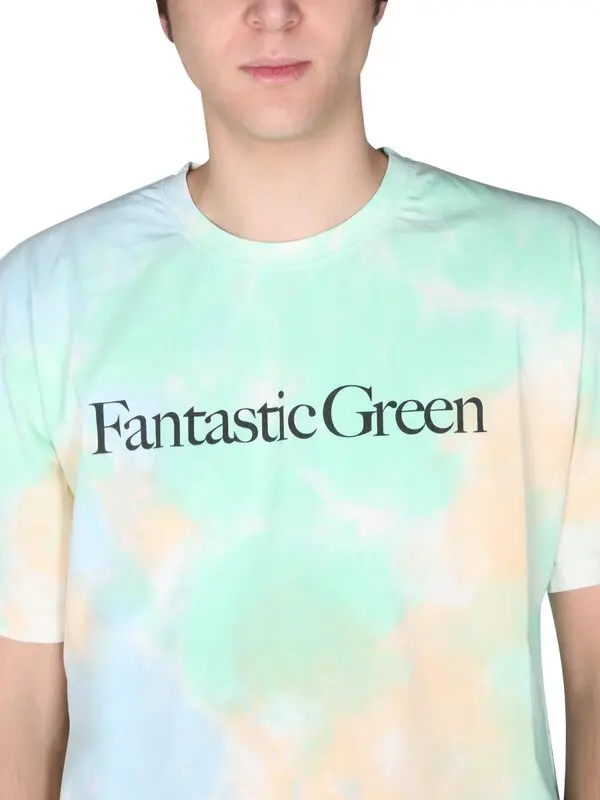 MSGM Fantastic Green' T Shirt - Multicolour