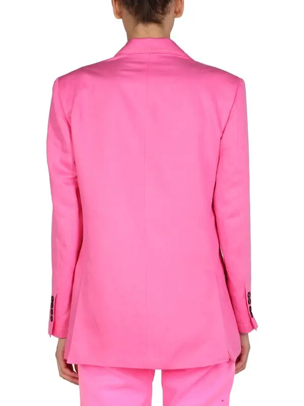 MSGM Single-breasted Jacket - Fuchsia