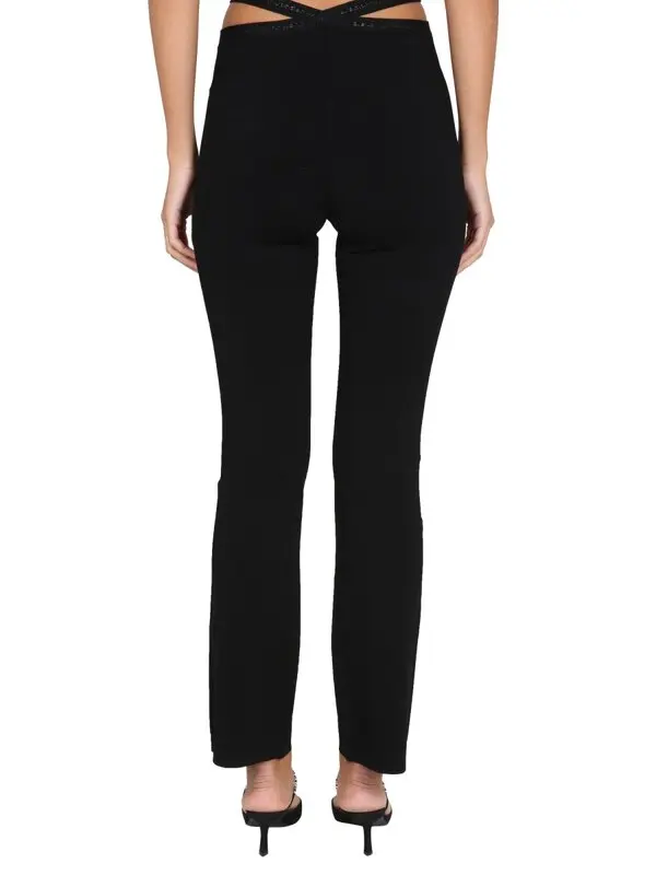 Alexander Wang Cross Leggings With Logo