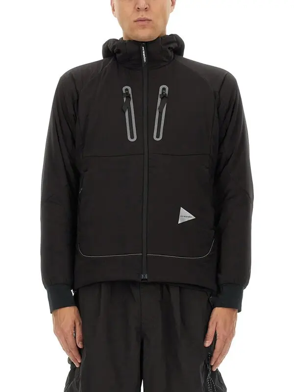AND WANDER Alpha Air Sweatshirt - Black