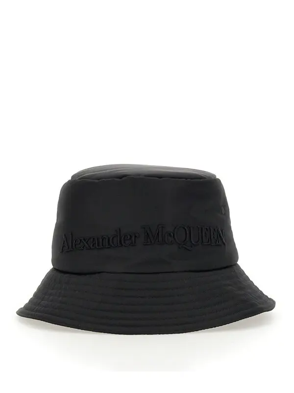 Alexander McQueen Logo Bucket Hat - Black