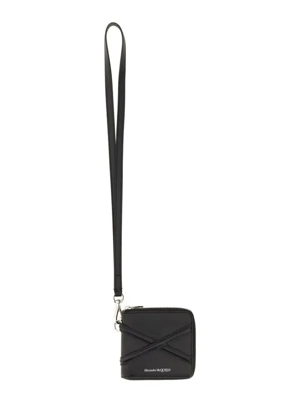 Alexander McQueen Alexander Mc Queen Harness Wallet - Black