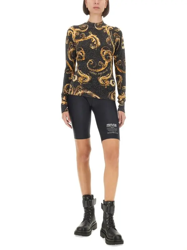 Versace Lurex Knit T-shirt - Multicolour