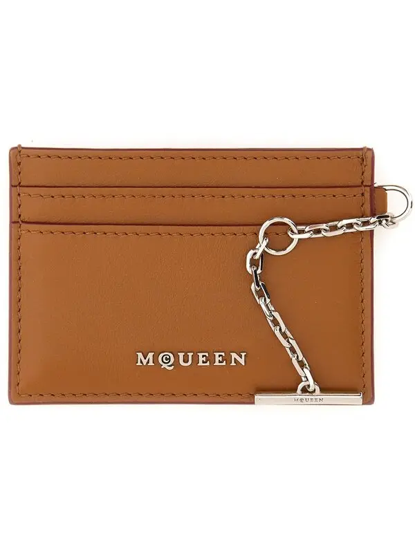 Alexander McQueen Alexander Mc Queen Sling Card Holder - Buff