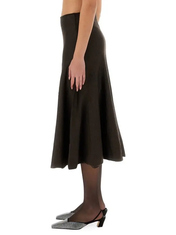 Khaite Mayu Skirt - Brown
