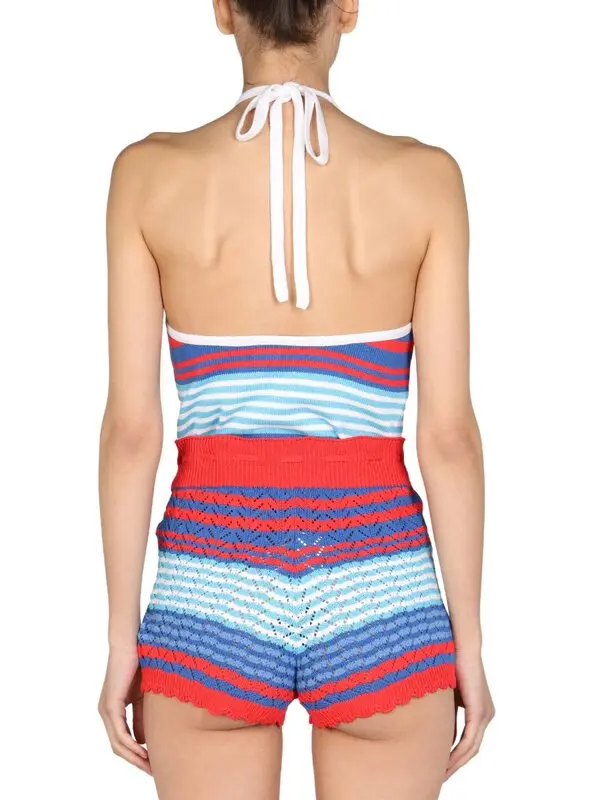 GALLO Striped Pattern Top