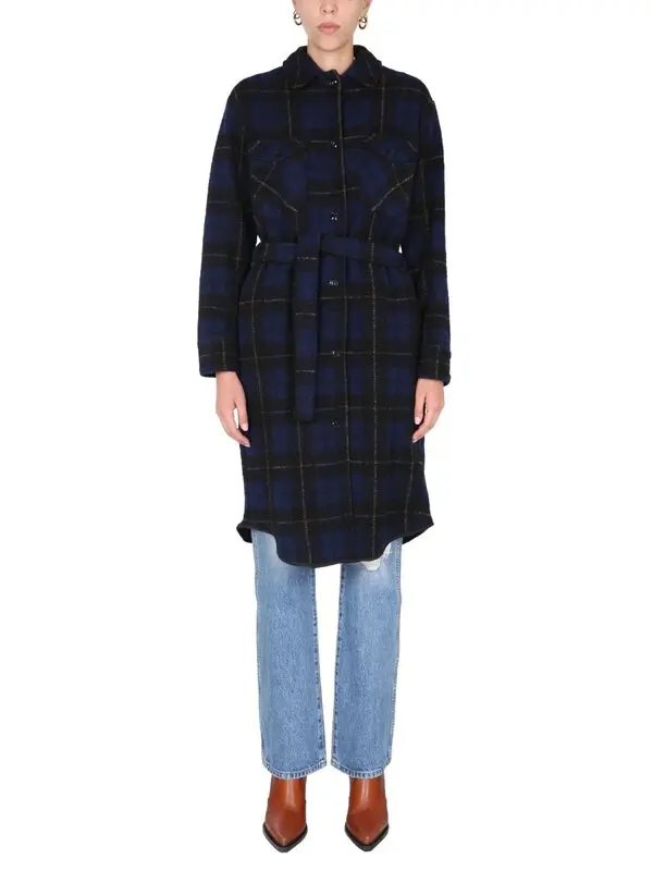 Woolrich Gentry Trench - Blue