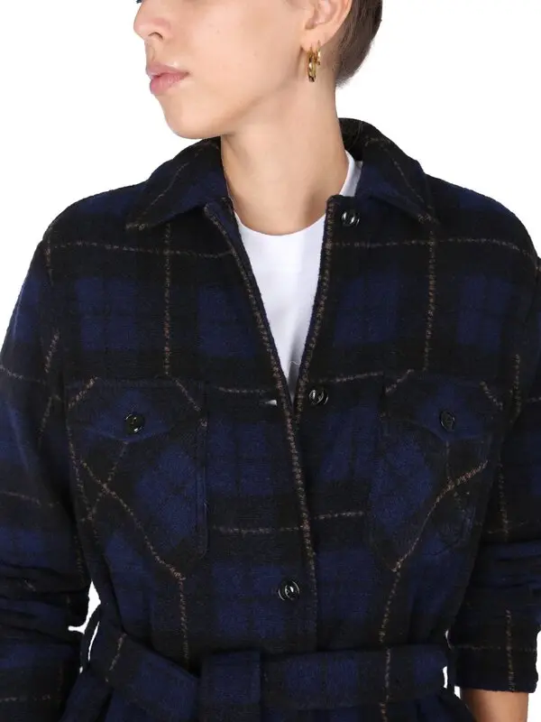 Woolrich Gentry Trench - Blue