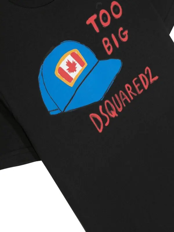 Dsquared2 Printed T-shirt - Black