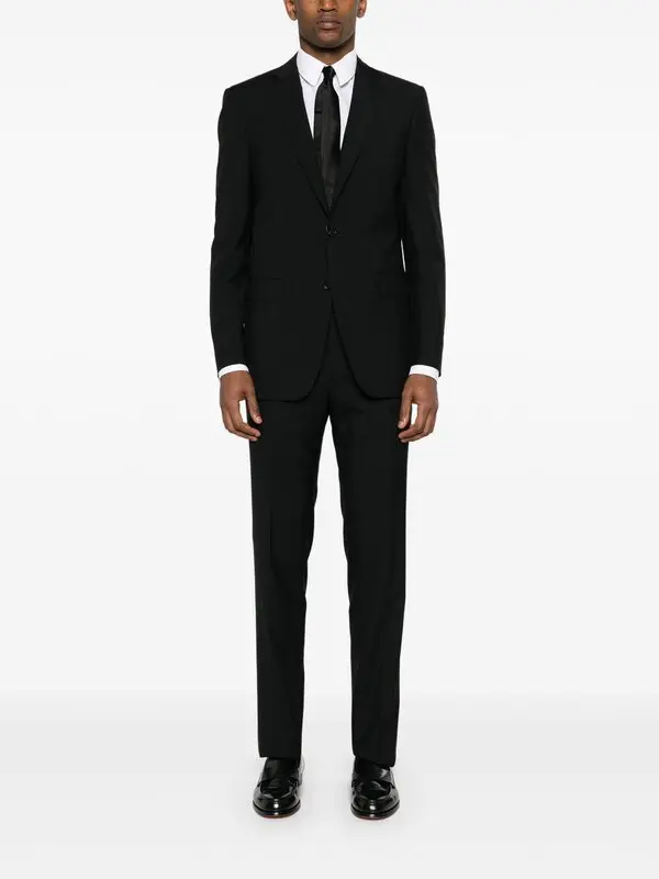 Canali Single-breasted Suit - Black