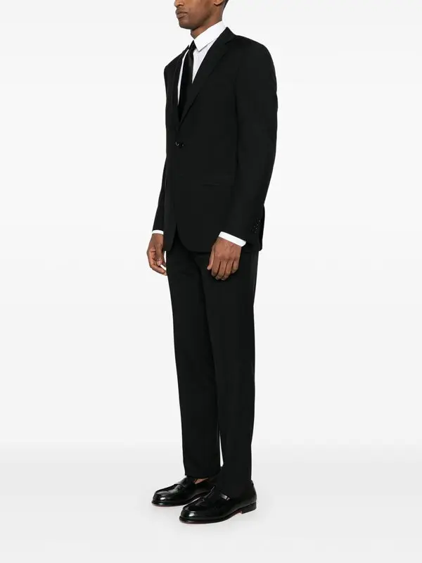 Canali Single-breasted Suit - Black