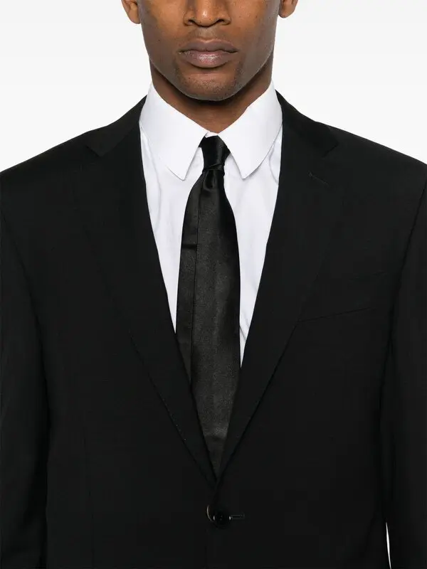 Canali Single-breasted Suit - Black