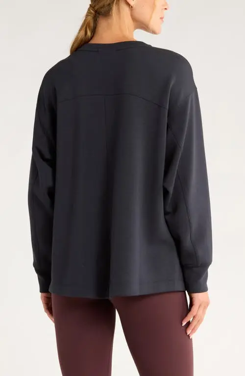 Zella Soft Luxe Tunic - Black