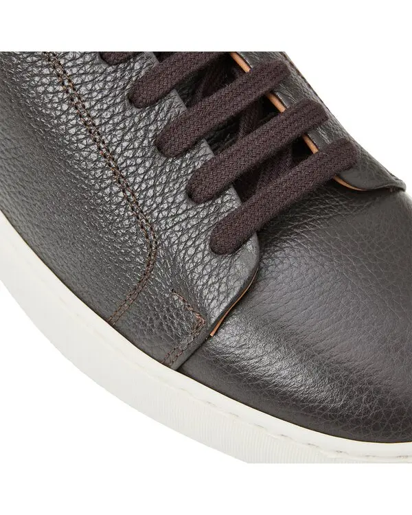 Bruno Magli Salvatore Leather Sneakers - Brown