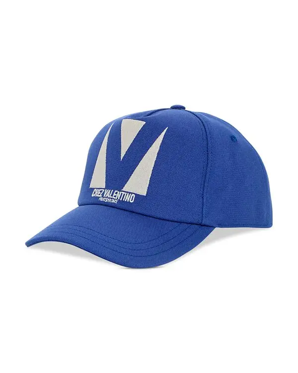 Valentino Garavani Chez Baseball Cap - Blu Olimpia/avorio