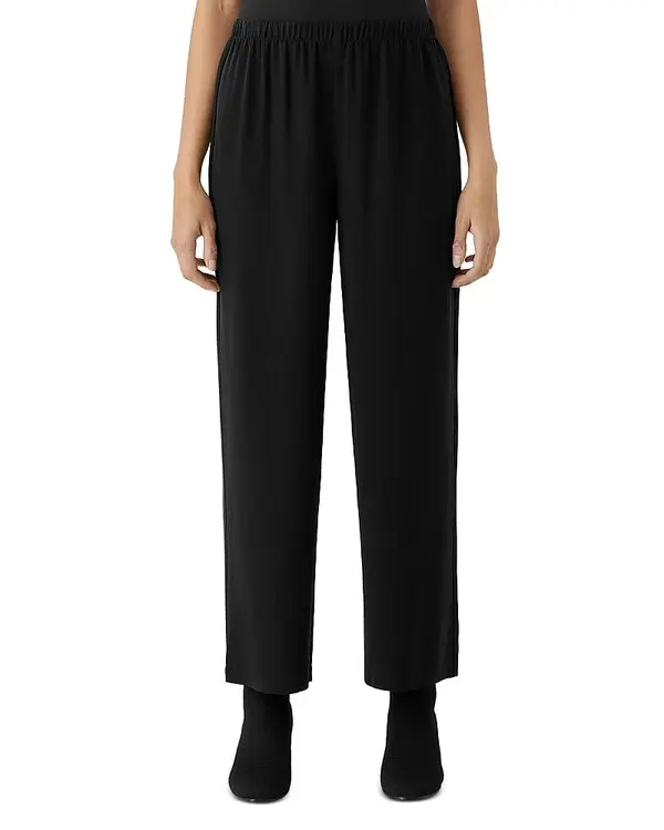 Eileen Fisher Silk Ankle Pants