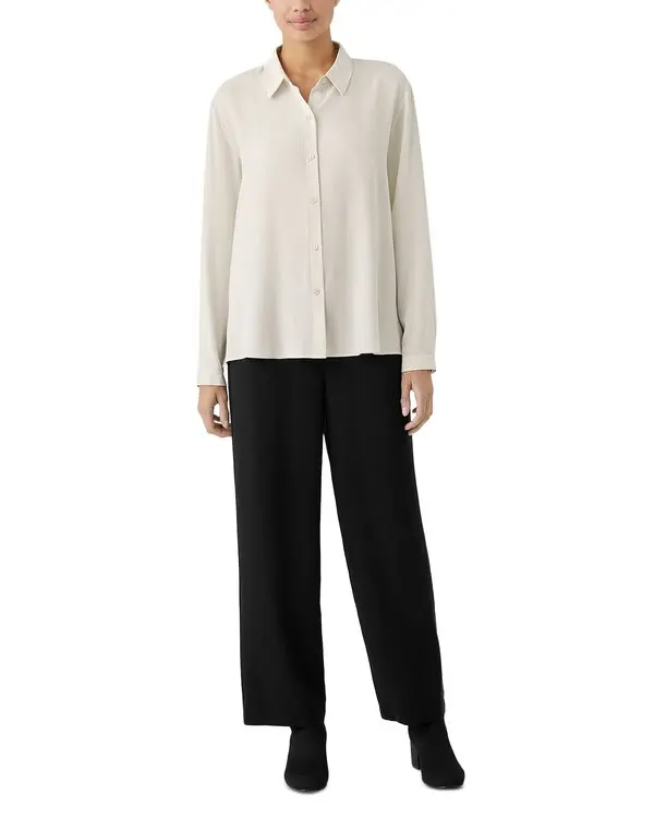 Eileen Fisher Silk Ankle Pants