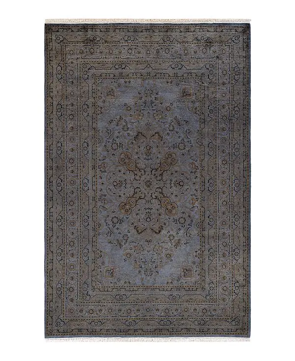 Bloomingdale'S Fine Vibrance M1115 Area Rug, 6'1 X 9'5 - Gray