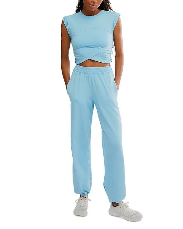 Free People Hot Shot Crossover Set - Bright Blue