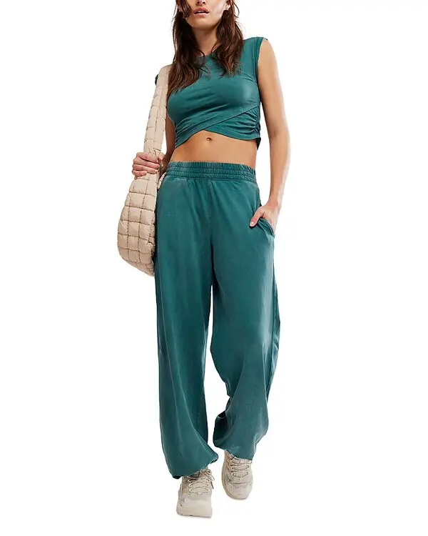 Free People Hot Shot Crossover Set - Evergreen