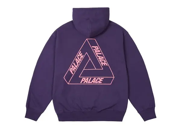 PALACE Glow Triferg Hood - Purp