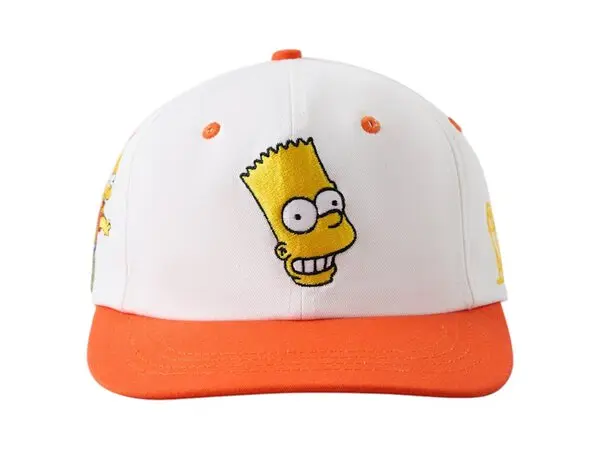 OVO X The Simpsons Bart Cap - White/orange