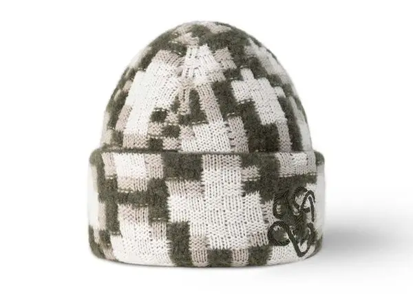 LOUIS VUITTON Crush Snakoflage Beanie - Beige