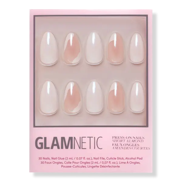GLAMNETIC Lovey Dovey Press-on Nails - One-color
