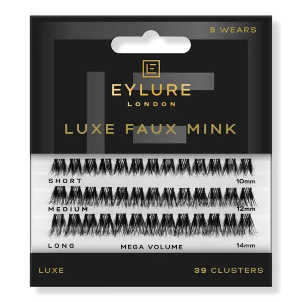 EYLURE Luxe Faux Mink Mega Volume Eyelash Clusters - One-color
