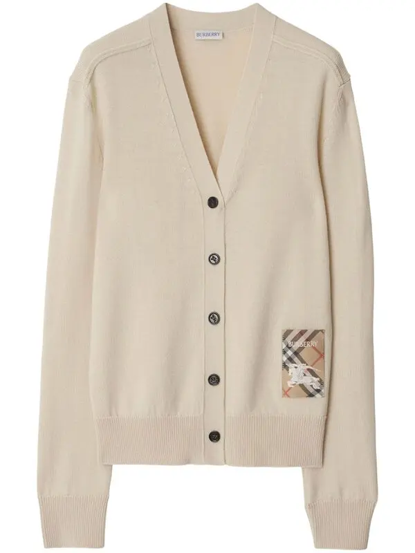 Burberry Ekd Ww Cardigan - Nutmeg