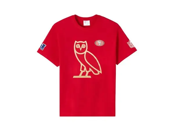 OVO X Nfl San Francisco 49ers Icon T-shirt - Red