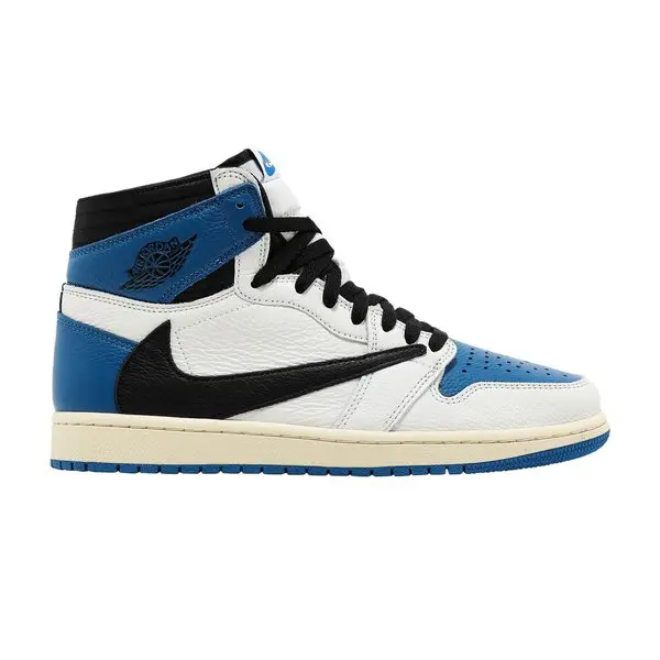 JORDAN Fragment Design X Travis Scott X 1 Retro High Sneakers