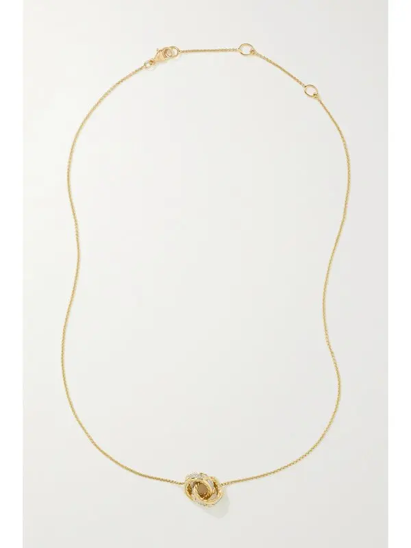 David Yurman Modern Renaissance 18-karat Diamond Necklace