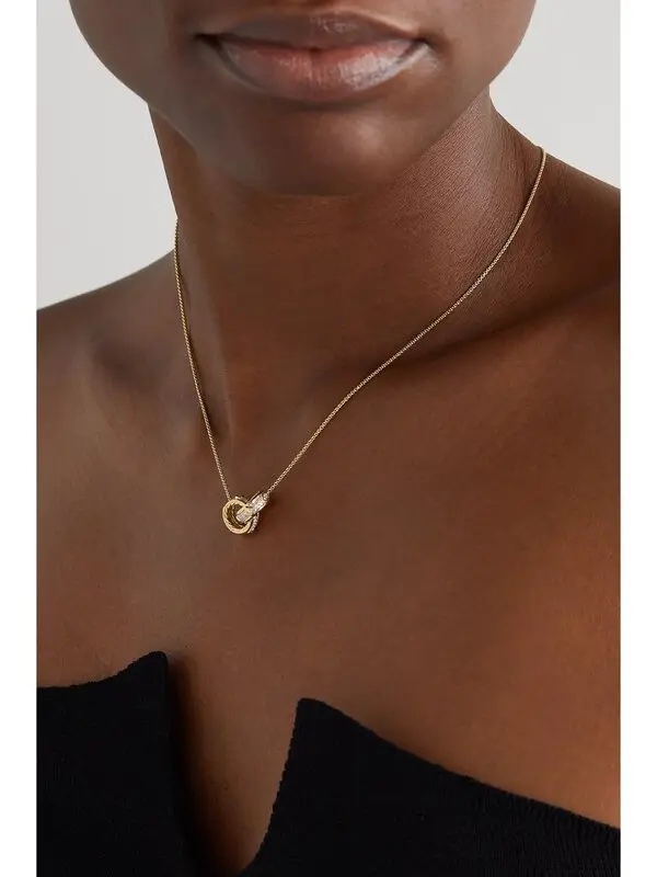 David Yurman Modern Renaissance 18-karat Diamond Necklace