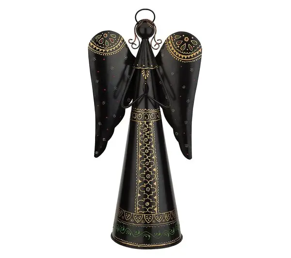REGAL ART & GIFT Angel Decor 23' Black/gold - One-color