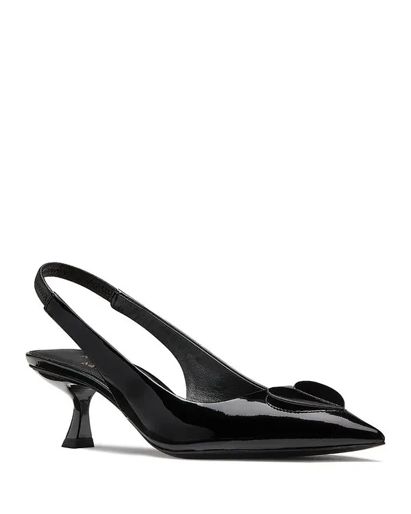 Kate Spade New York Lover Slingback Kitten Heel Pumps - Black